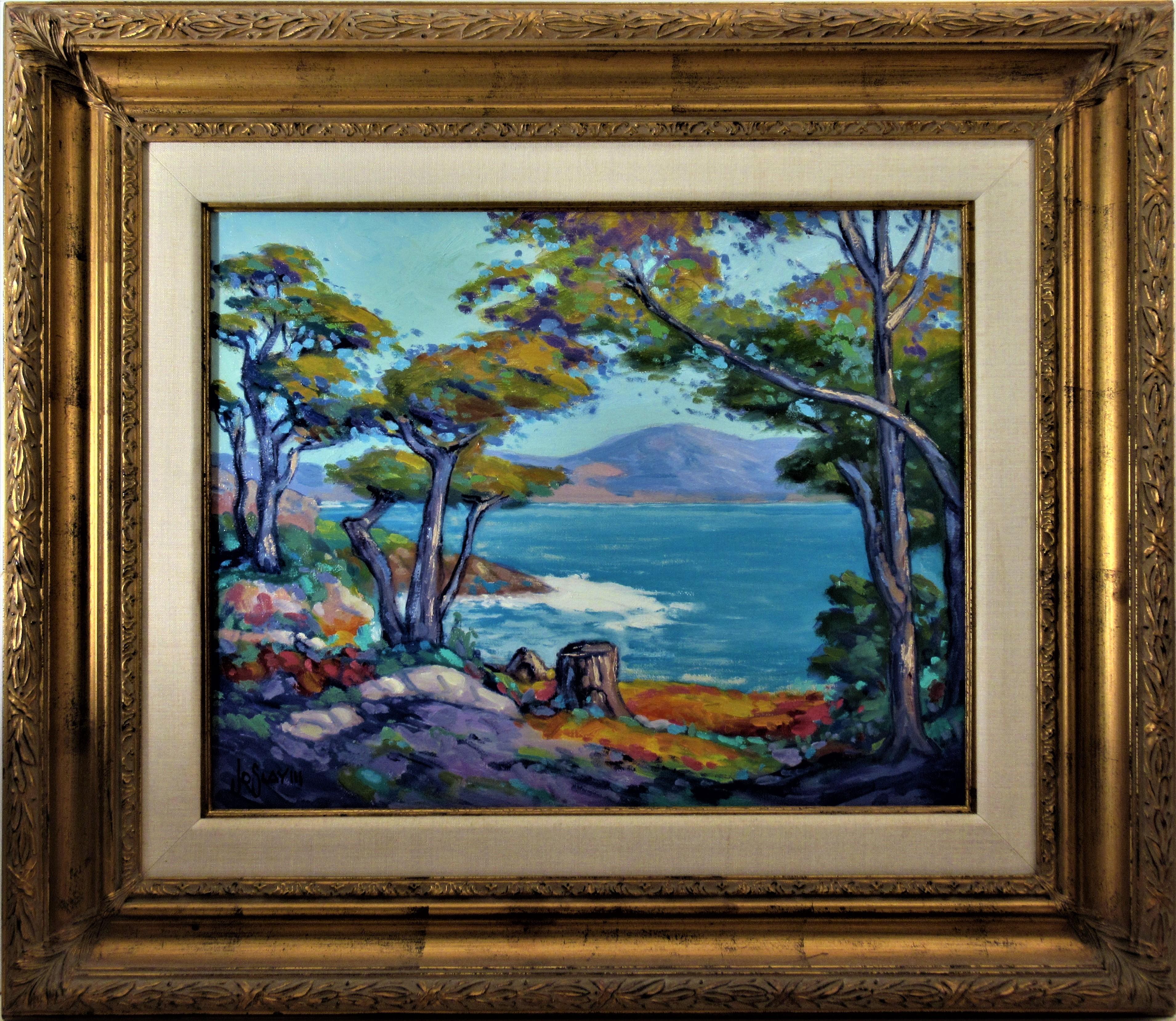 James Dudley Slay - Landscape with Ocean View at 1stDibs