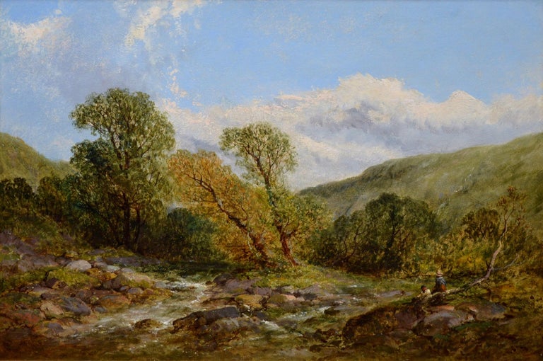 James Edwin Meadows - Summer by the Stream - 19th Century English ...