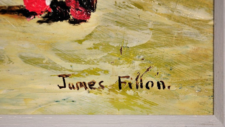 James Fitton - Scarborough. Original Oil Painting. Modern British. Mid ...