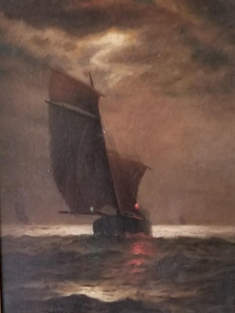 James Gale Tyler - Moonlight Sailing For Sale at 1stDibs