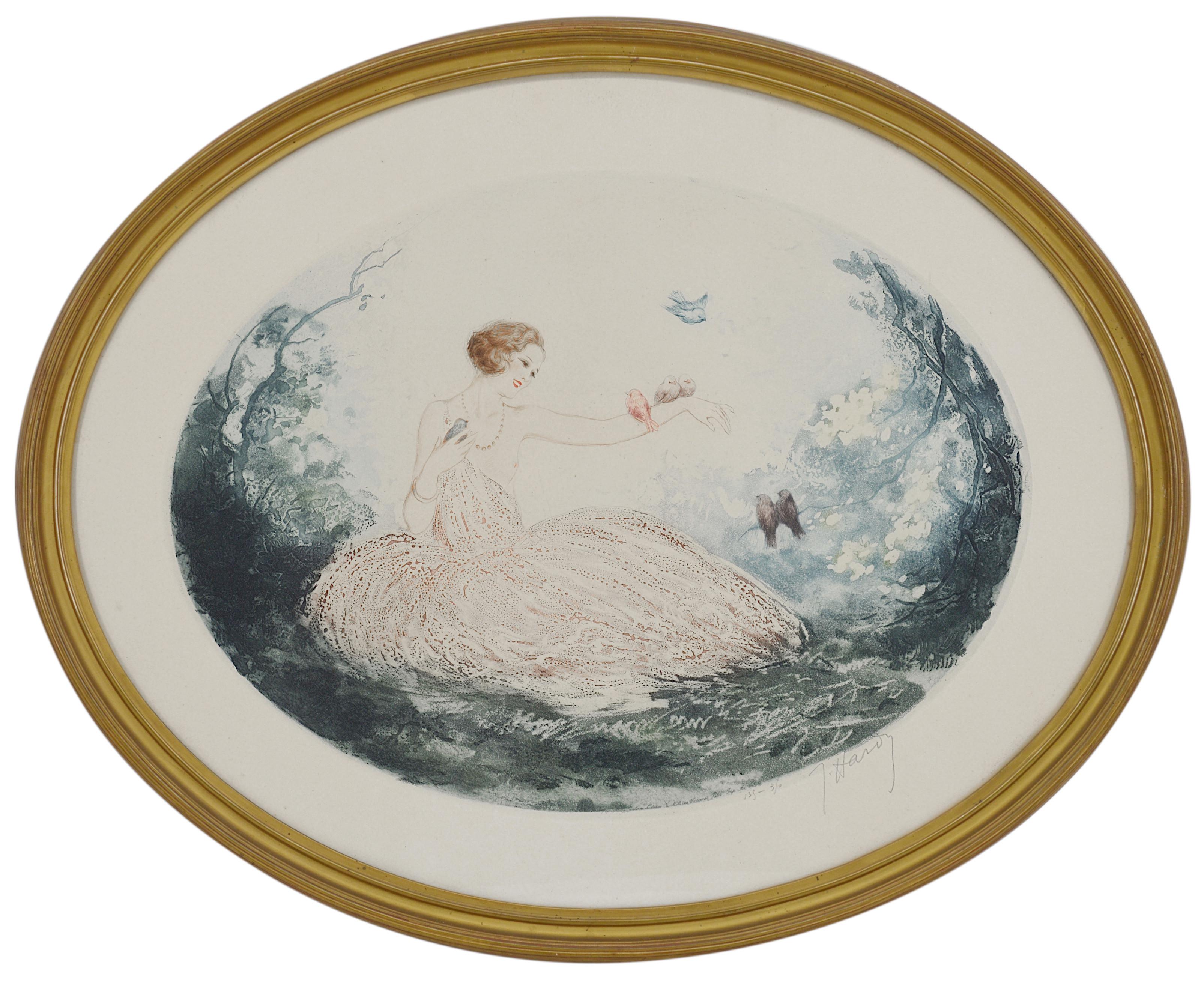 James HARDY Jr. Charmeuse, Lithograph 135/350 For Sale at 1stDibs