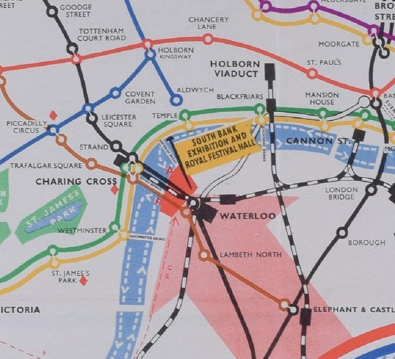 James Hart - James Hart Festival of Britain 1951 London Transport map ...