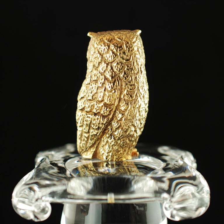 James Houston for Steuben "Column of the Owl" For Sale at 1stDibs ...