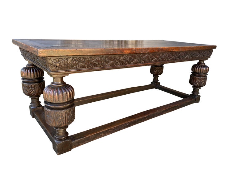 James I Oak Refrectory Table at 1stDibs
