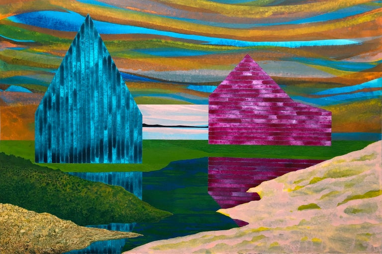 James Isherwood - Saltaire, surreal painting of architecture and ...