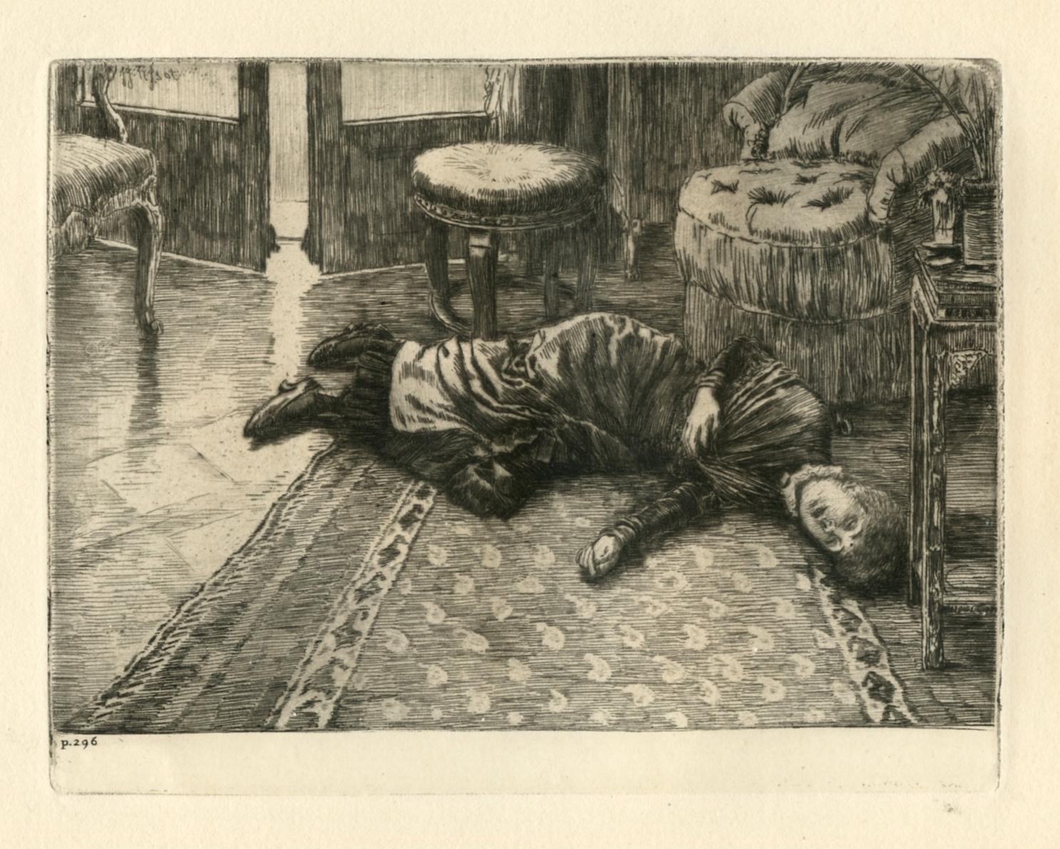 James Jacques Joseph Tissot - original etching For Sale at 1stDibs