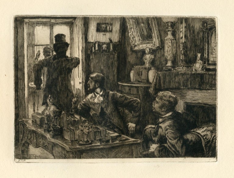 James Jacques Joseph Tissot - original etching For Sale at 1stDibs