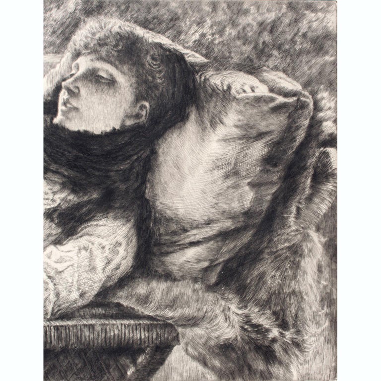 James Jacques Joseph Tissot "Soirée d'été" 'Summer Evening' Etching and ...