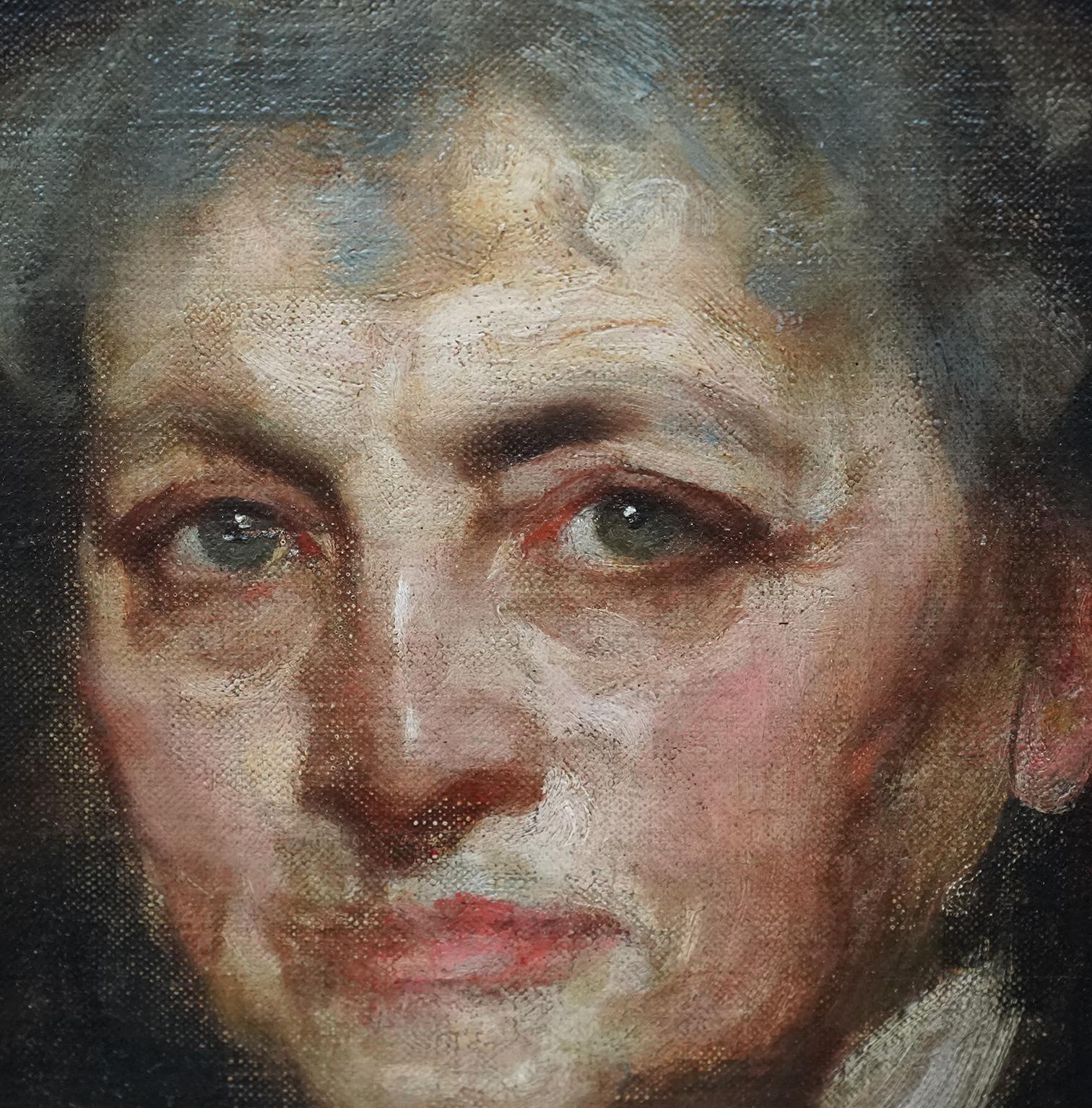 James Jebusa Shannon - Portrait of Miss Anna Simonson - British art ...