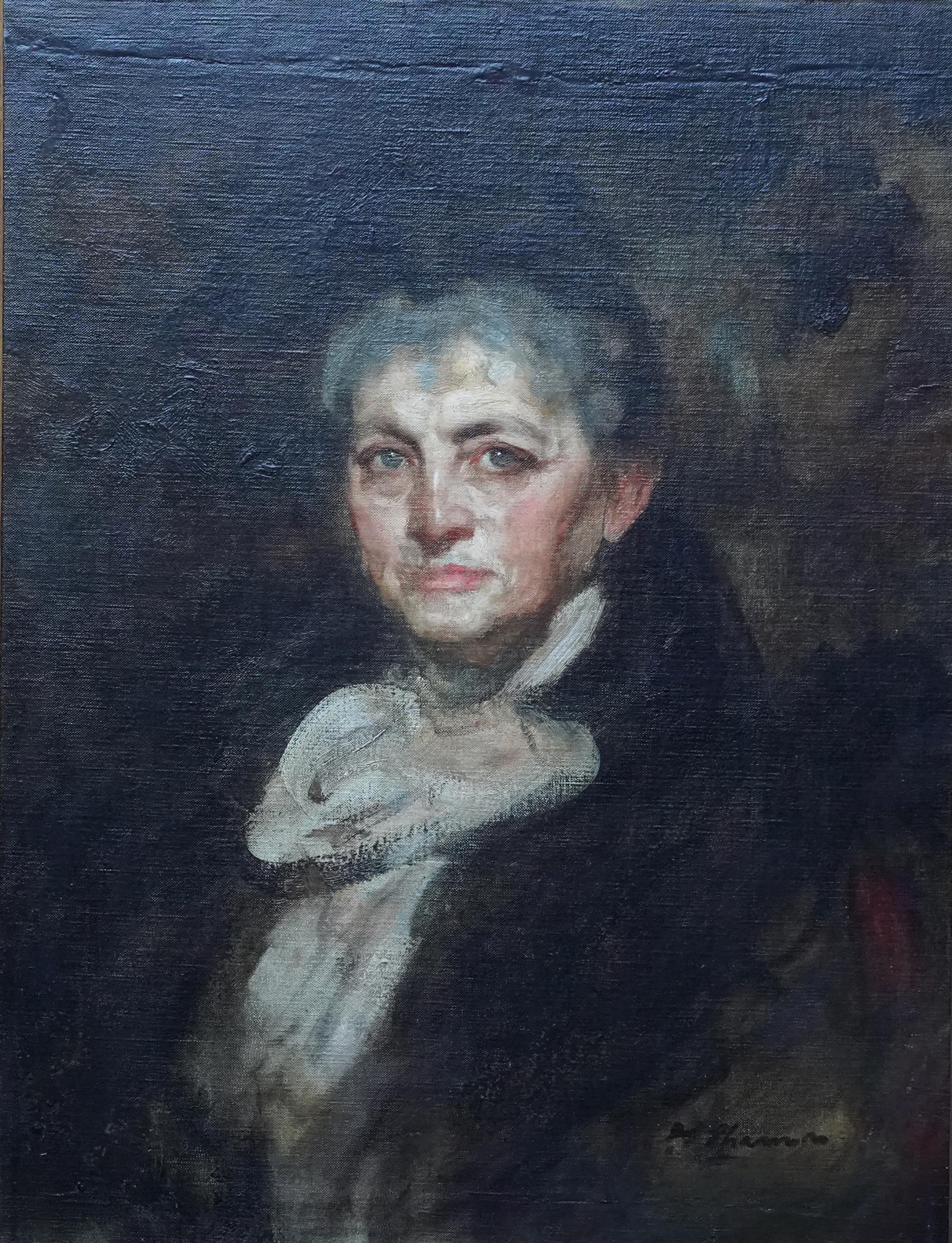 James Jebusa Shannon - Portrait de Mme Anna Simonson - Art britannique ...