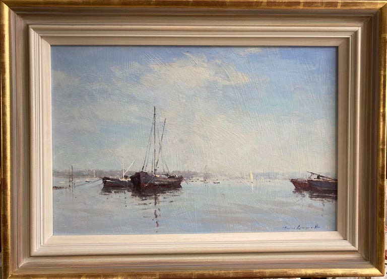 James Longueville - James Longueville, River Orwell with sailing boats ...