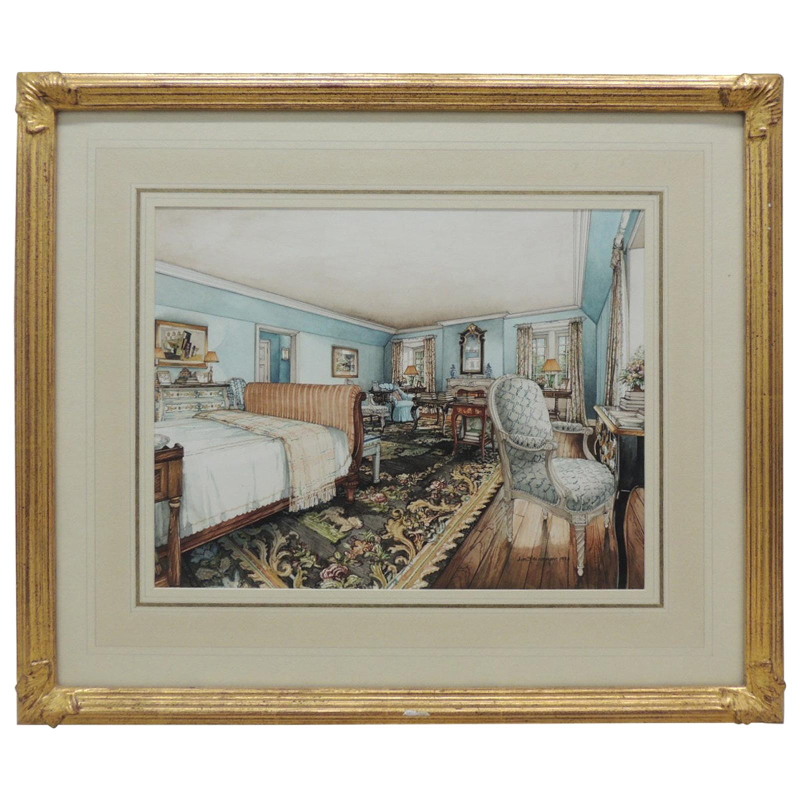 James M. "Jimmy" Steinmeyer Watercolor Illustration on Paper For Sale ...