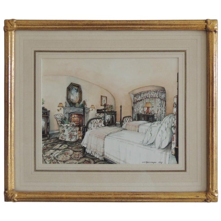 James M. "Jimmy" Steinmeyer Watercolor Illustration on Paper For Sale ...