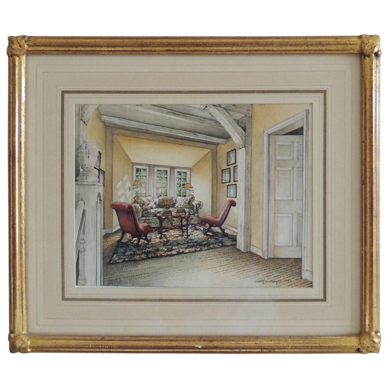 James M. "Jimmy" Steinmeyer Watercolor Illustration on Paper For Sale ...