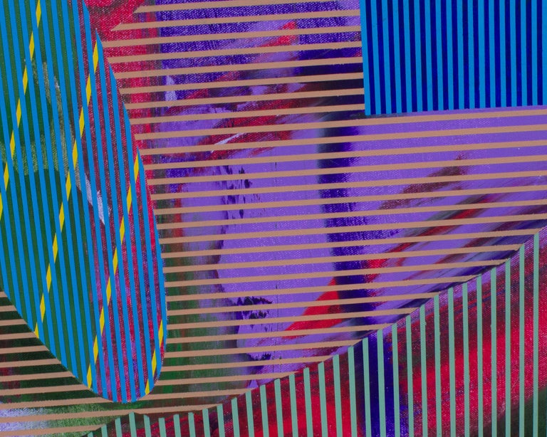 James Massena March Signed Acrylic on Canvas Abstract Painting For Sale ...