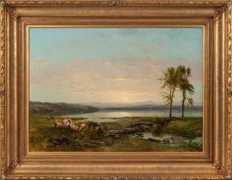 James McDougal Hart - View of Lake Champlain, c. 1857 by James ...