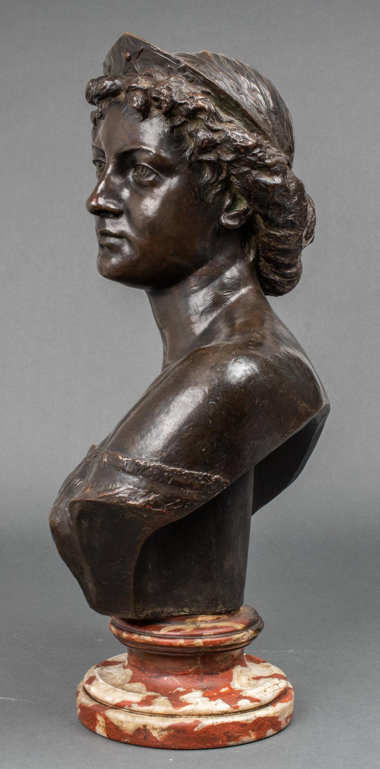James Milo Griffith "Britannia" Bronze Bust For Sale at 1stDibs