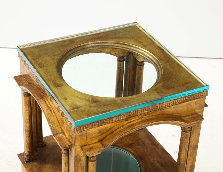 James Mont Architectural Side Table For Sale at 1stDibs