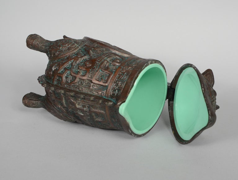 James Mont Style Asian Ice Bucket and Water Pitcher by Getz Bros For ...