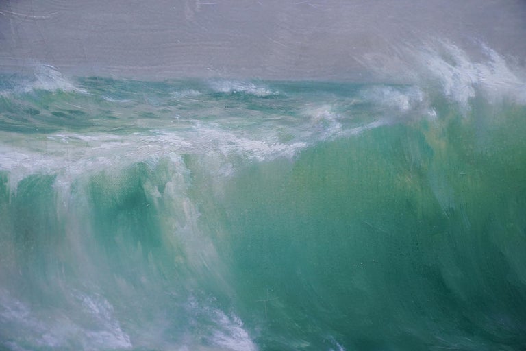 James Moore - Seascape with Gulls - British Victorian art marine oil ...