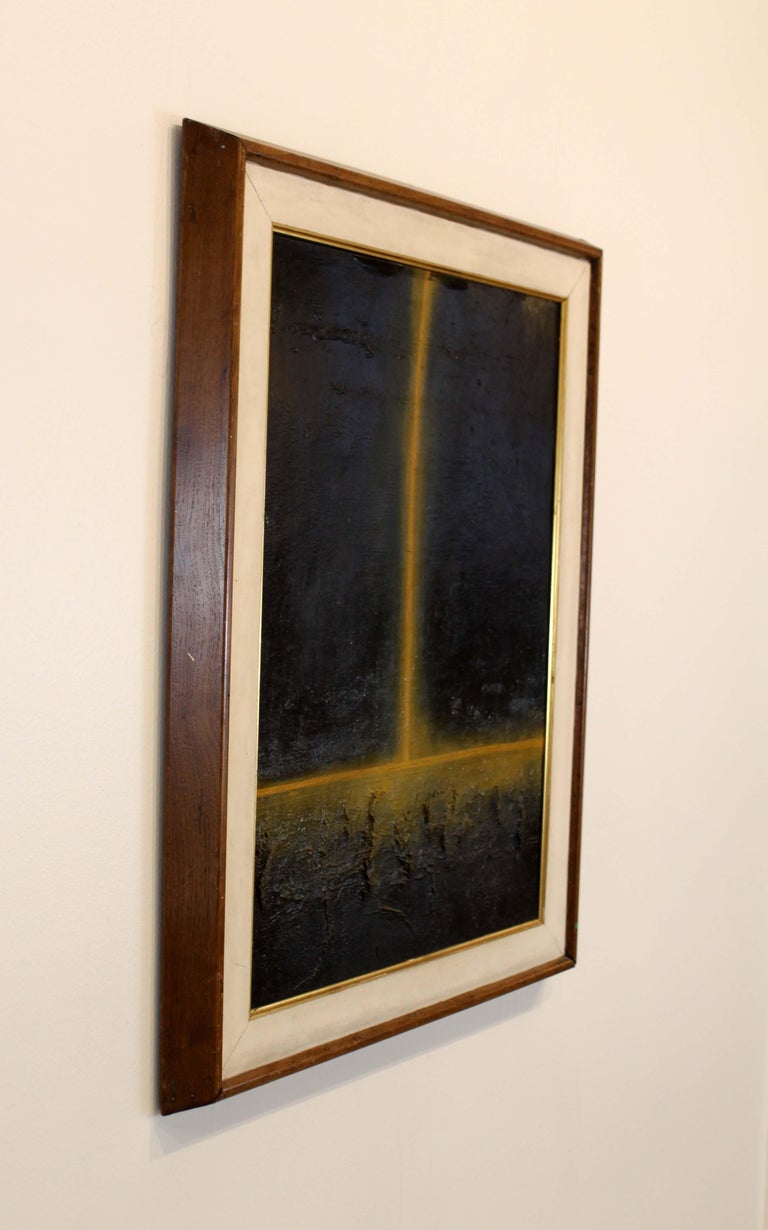 James Nani Lights on Double Horizon Oil Painting 1965 at 1stDibs