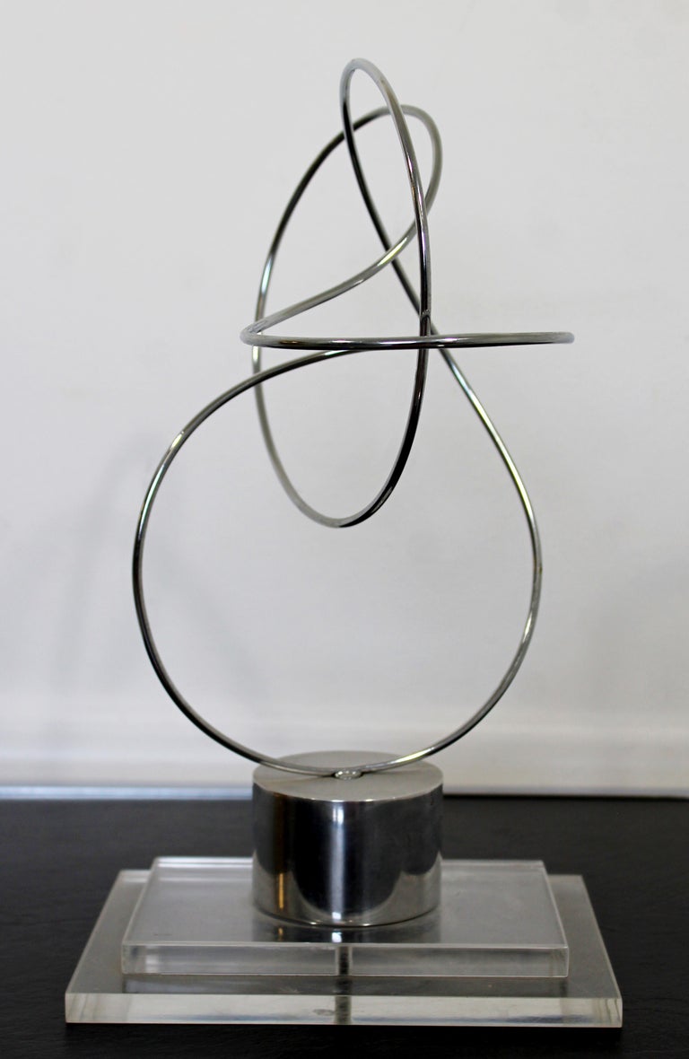 James Nani Untitled Modern Metal Wire and Lucite Sculpture For Sale at ...