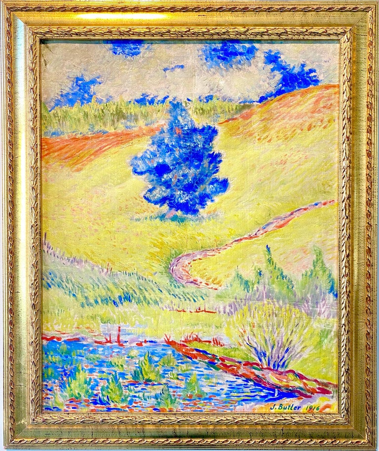 James Philip Butler - American Impressionist Painting - Pine tree in ...