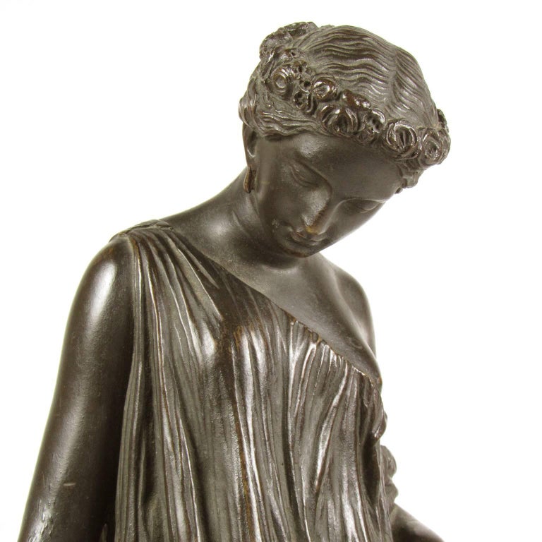 James Pradier Neoclassical Bronze Figure of Flore at 1stDibs