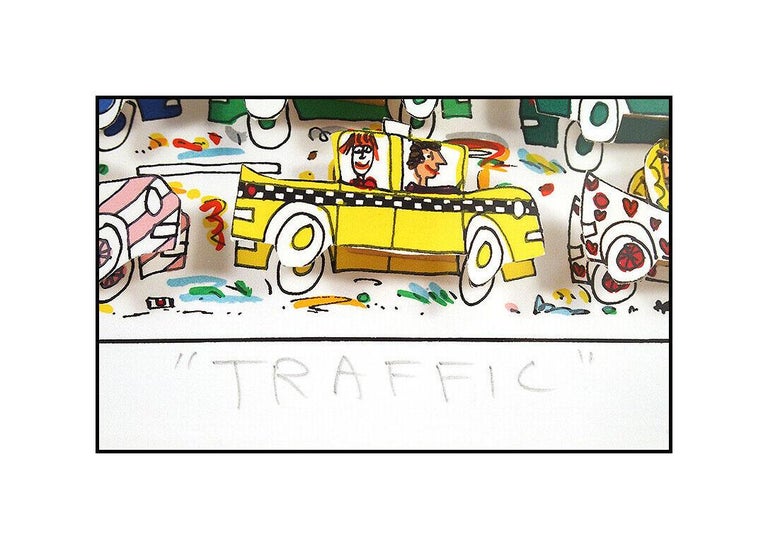 James Rizzi - James Rizzi Original Traffic 3D Construction Relief ...