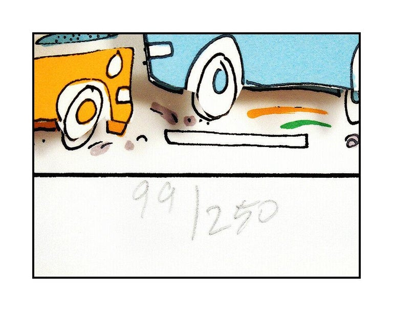 James Rizzi - James Rizzi Original Traffic 3D Construction Relief ...