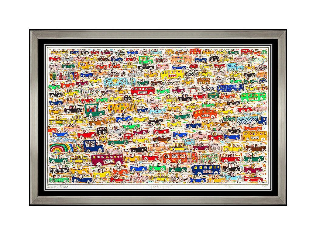 James Rizzi - James Rizzi Original Traffic 3D Construction Relief ...