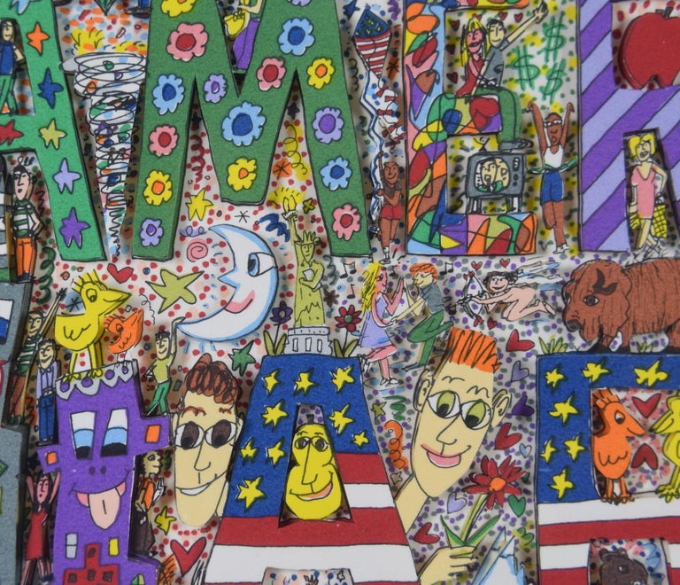James Rizzi - Made in the U.S.A. by Brooklyn born James Rizzi - Pop Art ...