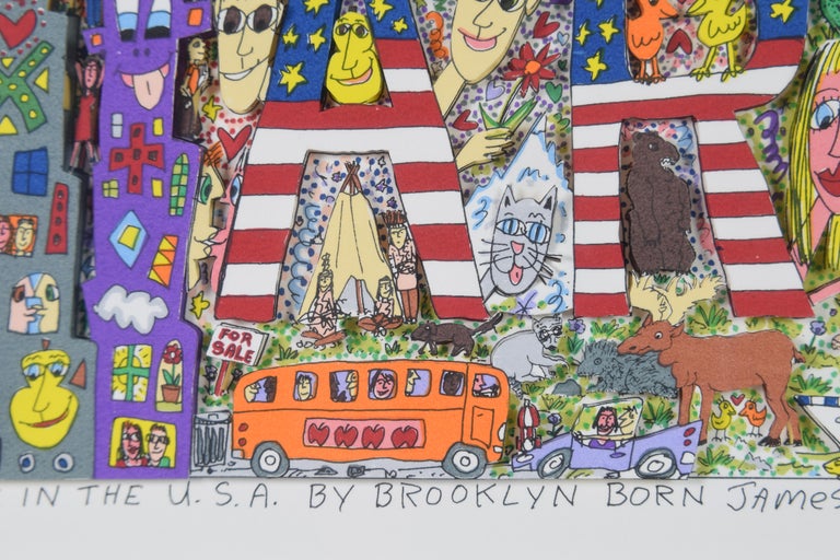 James Rizzi - Made in the U.S.A. by Brooklyn born James Rizzi - Pop Art ...