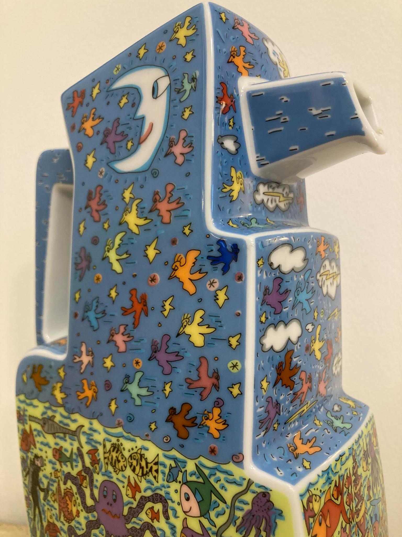 James Rizzi 'Something Fishy' jug 378/500 designed for Rosenthal ...