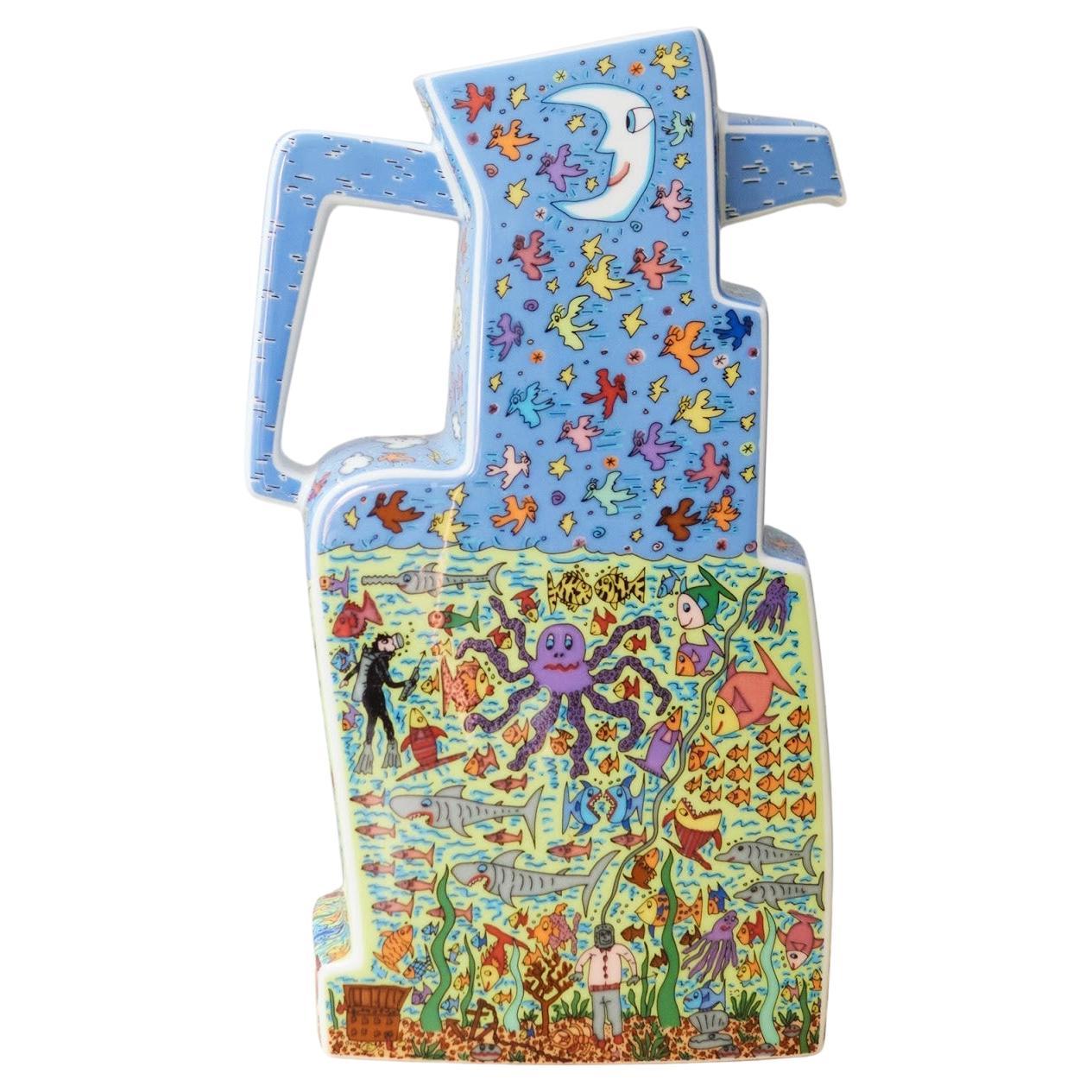 James Rizzi 'Something Fishy' jug 378/500 designed for Rosenthal ...