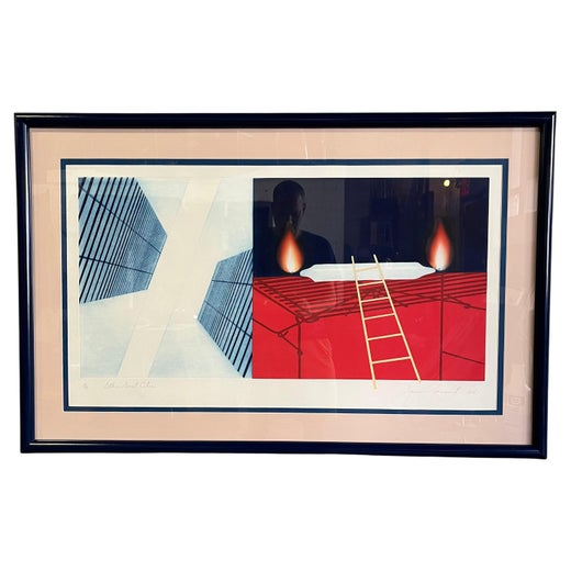 James Rosenquist - Castelli Gallery poster (hand signed and inscribed ...