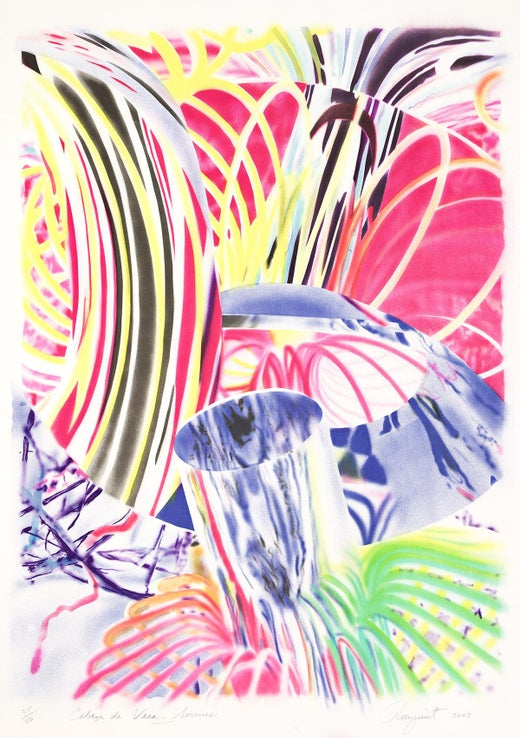 James Rosenquist - Castelli Gallery poster (hand signed and inscribed ...
