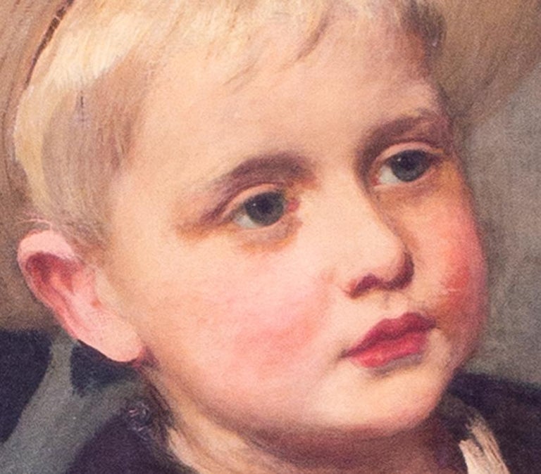 James Sant - 19th Century British large oil painting, portrait of a ...