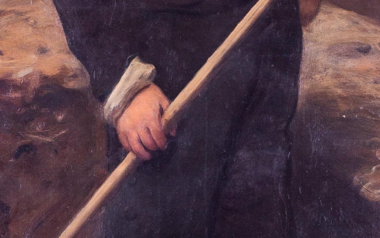 James Sant - 19th Century British large oil painting, portrait of a ...