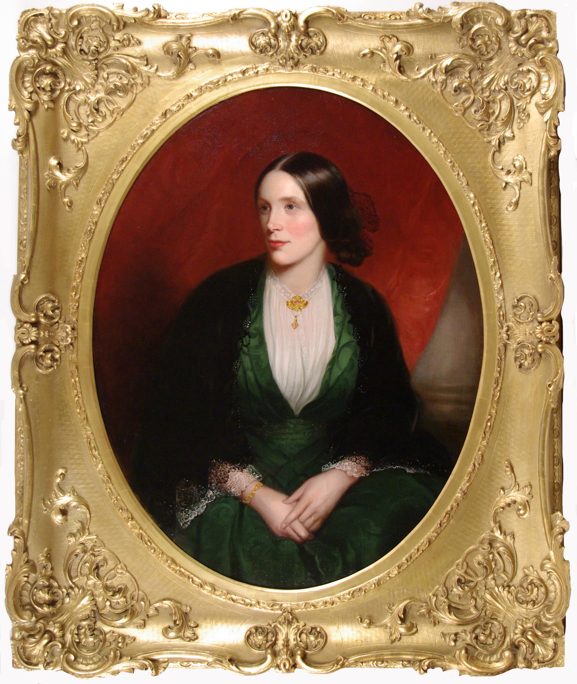 James Sant - 19th Century oil painting portrait of a lady at 1stDibs