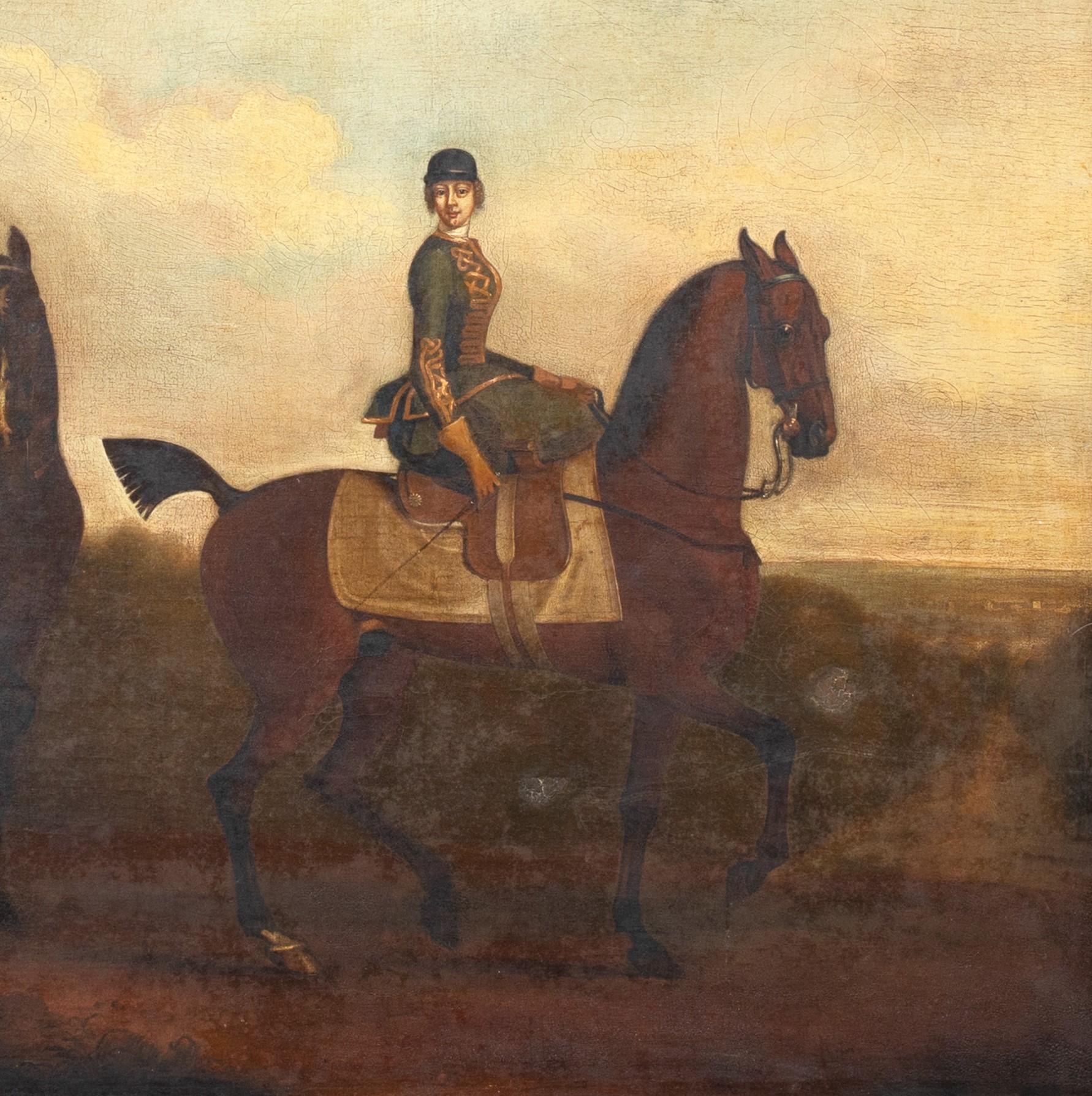 Princess Amelia, Daughter Of George II and Her Groom Out Riding, 18th ...