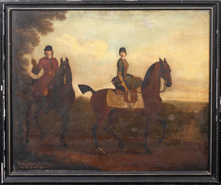 Princess Amelia, Daughter Of George II and Her Groom Out Riding, 18th ...