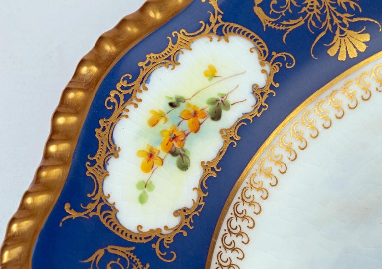 James Stinton Royal Worcester Castle of Doune Hand Painted Cabinet ...