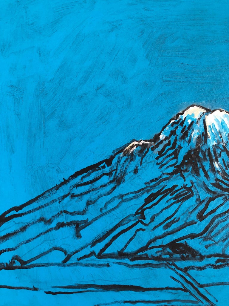 James Strombotne, Acrylic on Canvas Painting, Titled "Night Passage ...