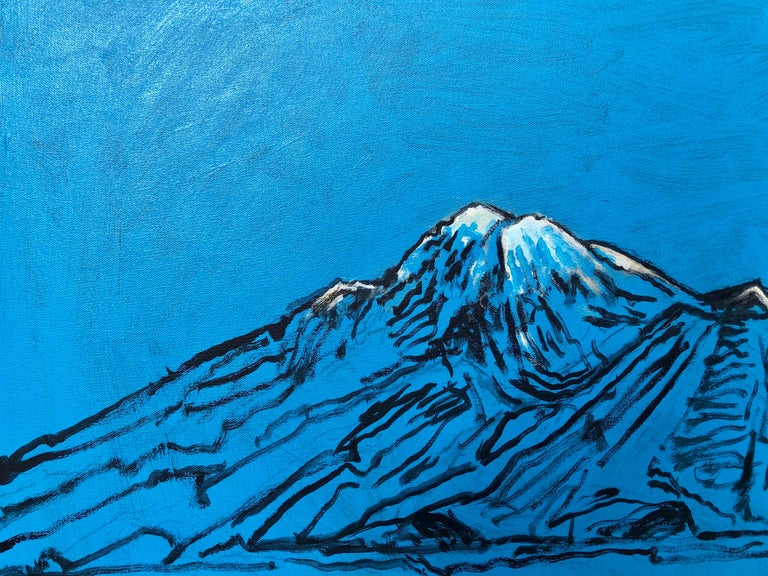 James Strombotne, Acrylic on Canvas Painting, Titled "Night Passage ...