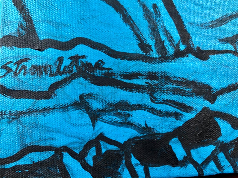 James Strombotne, Acrylic on Canvas Painting, Titled "Night Passage ...