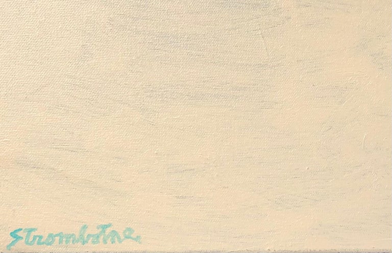 James Strombotne "Grace facing Fury” Acrylic on Canvas Painting For ...