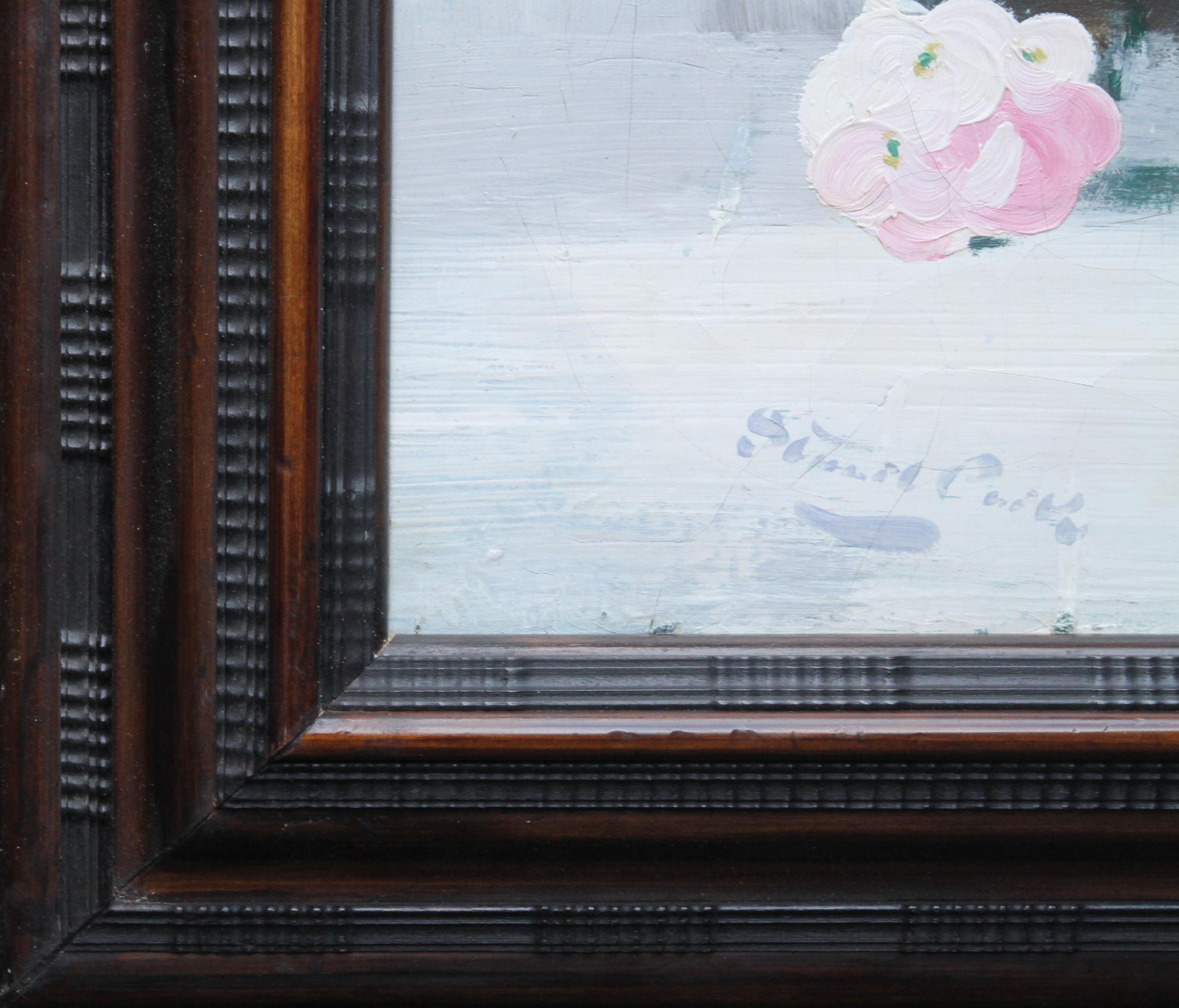 James Stuart Park - Hydrangea with Fan - Scottish art 19thC Glasgow Boy ...