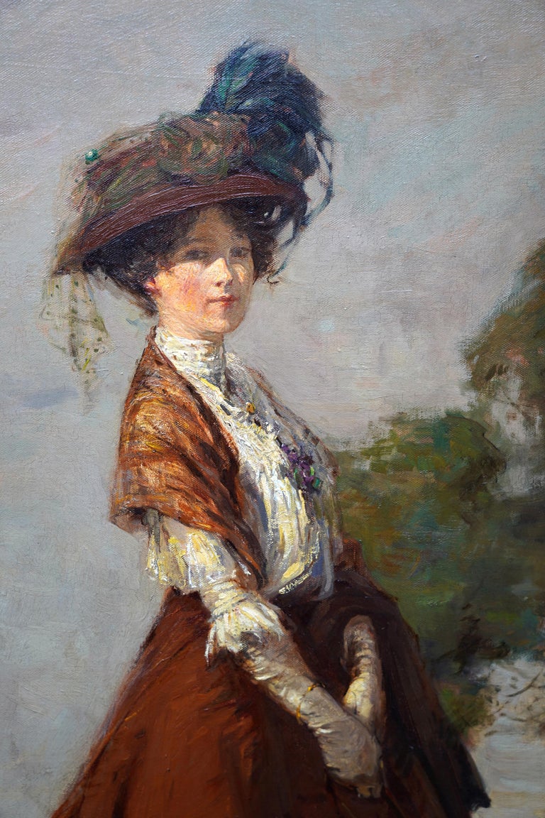 James Wallace - The Rendezvous - Scottish 1908 art portrait oil ...