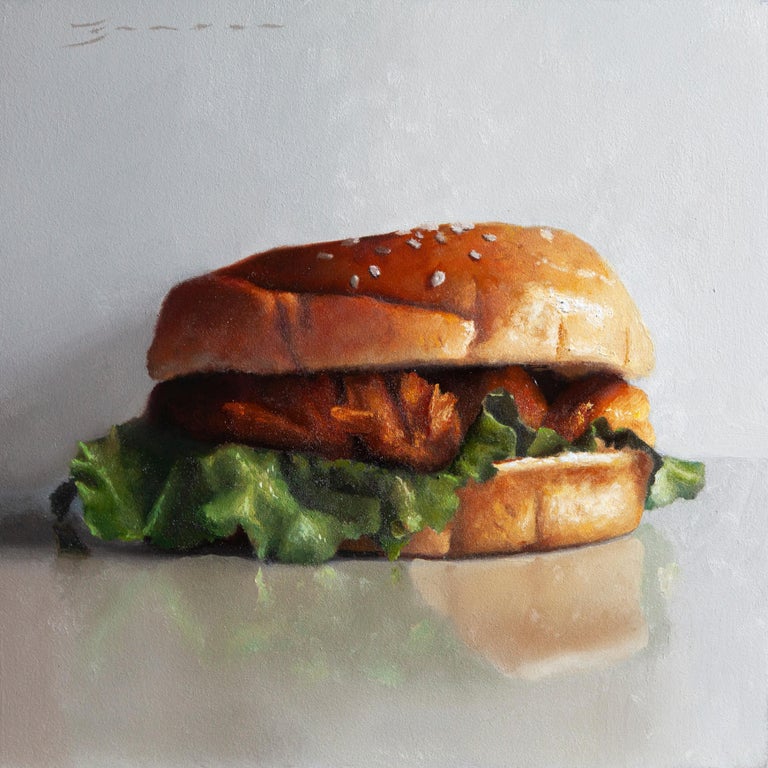 James Zamora - Chicken Sandwhich - portrait original realist photo ...